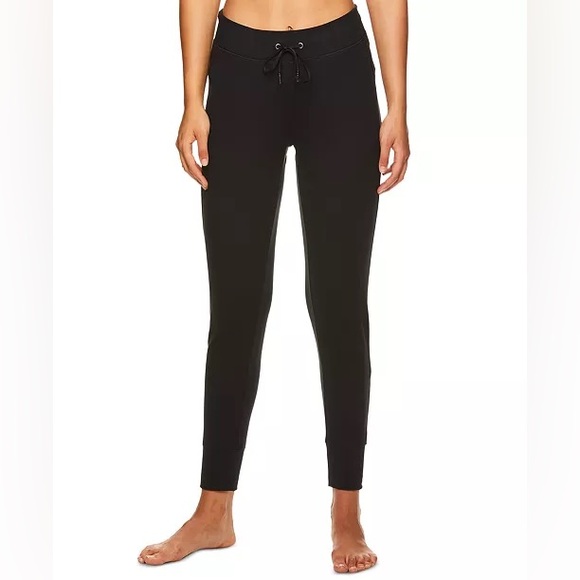 GAIAM | Pants & Jumpsuits | Nwt Gaiam Black Knit Traveler Pants Active ...